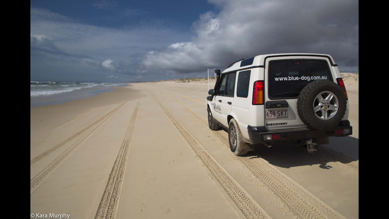 4WD Treks Close to Brisbane: Surfing around Stradbroke - YouTube