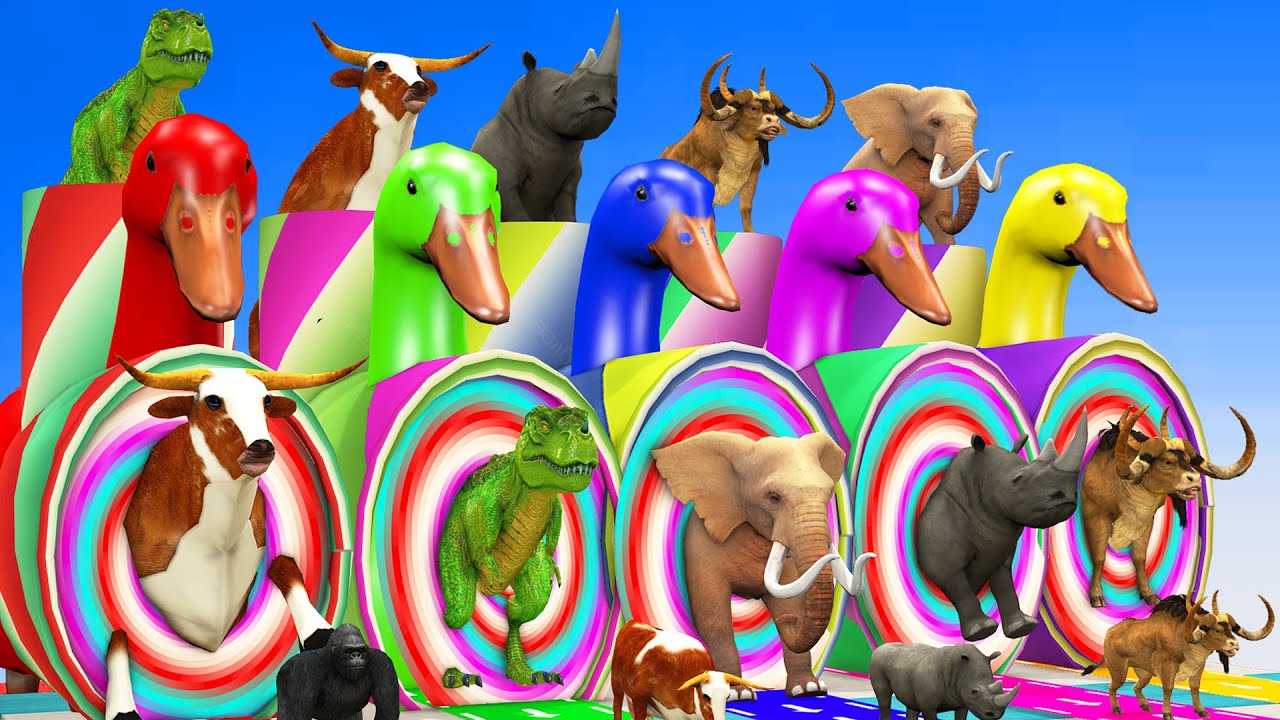 5 Giant Animals Paint Transformations with a cars Twist ...