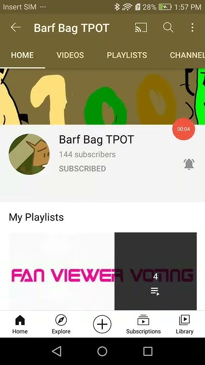 shout out to Barf bag TPOT for being awesome. - YouTube