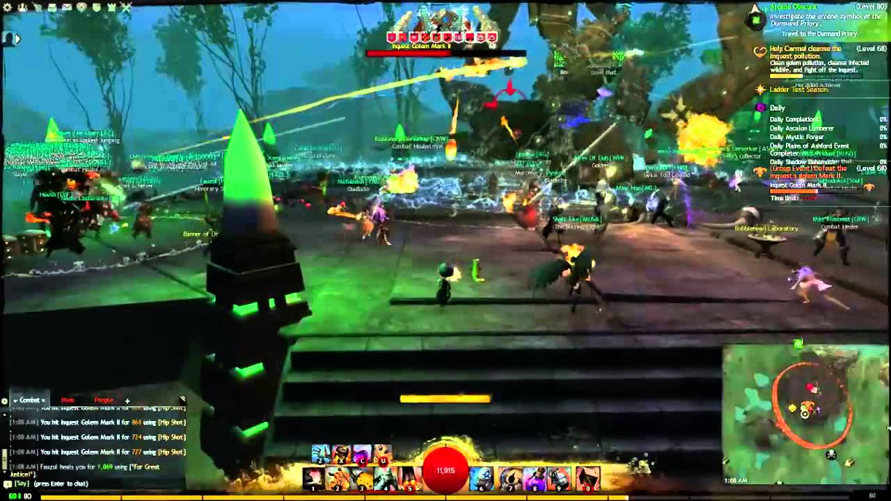 Guild Wars 2 Golem Mark II - YouTube