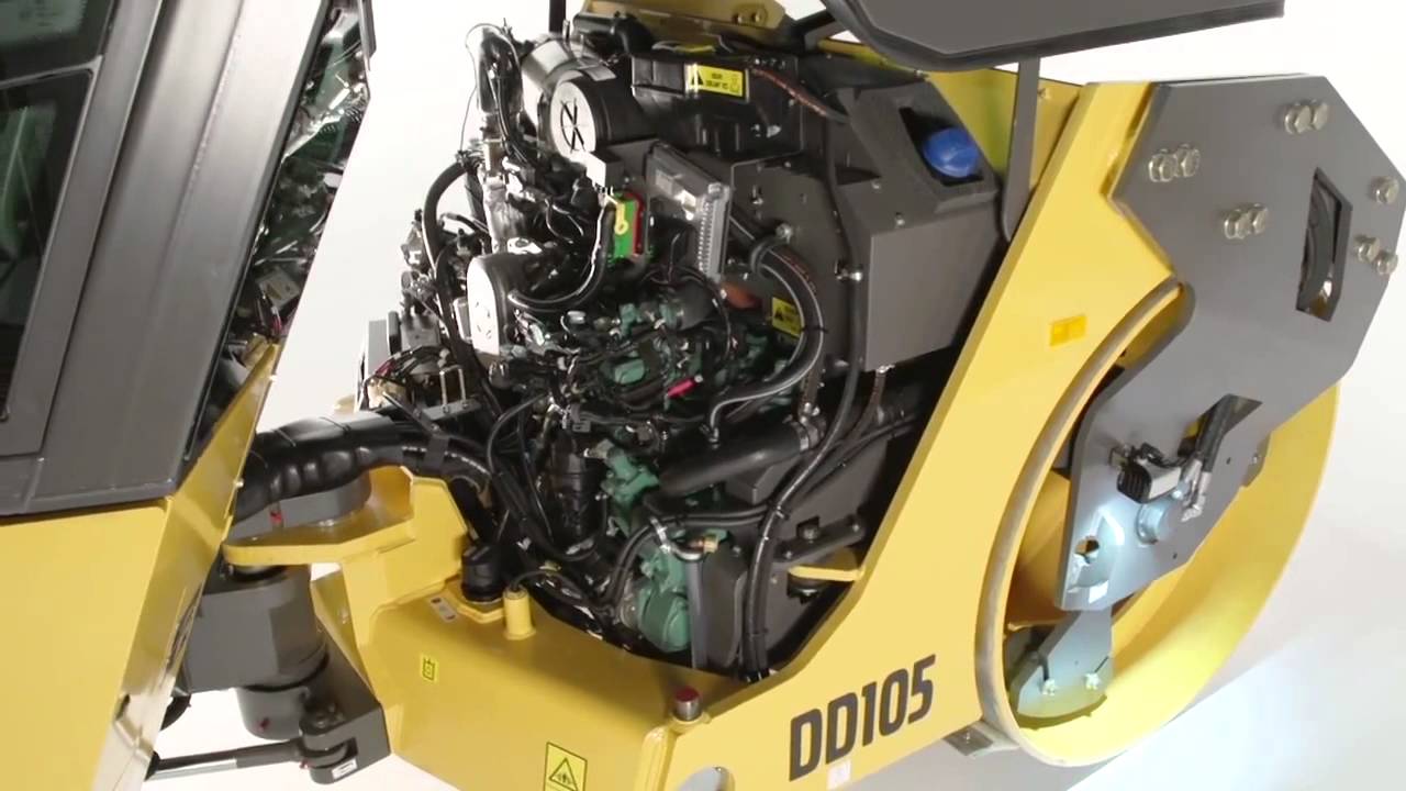 Volvo DD105 compactadores de asfalto servicios//Asphalt Compactor ...