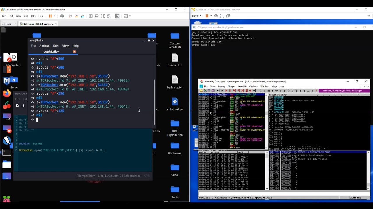 Ruby Buffer Overflow Exploitation Youtube