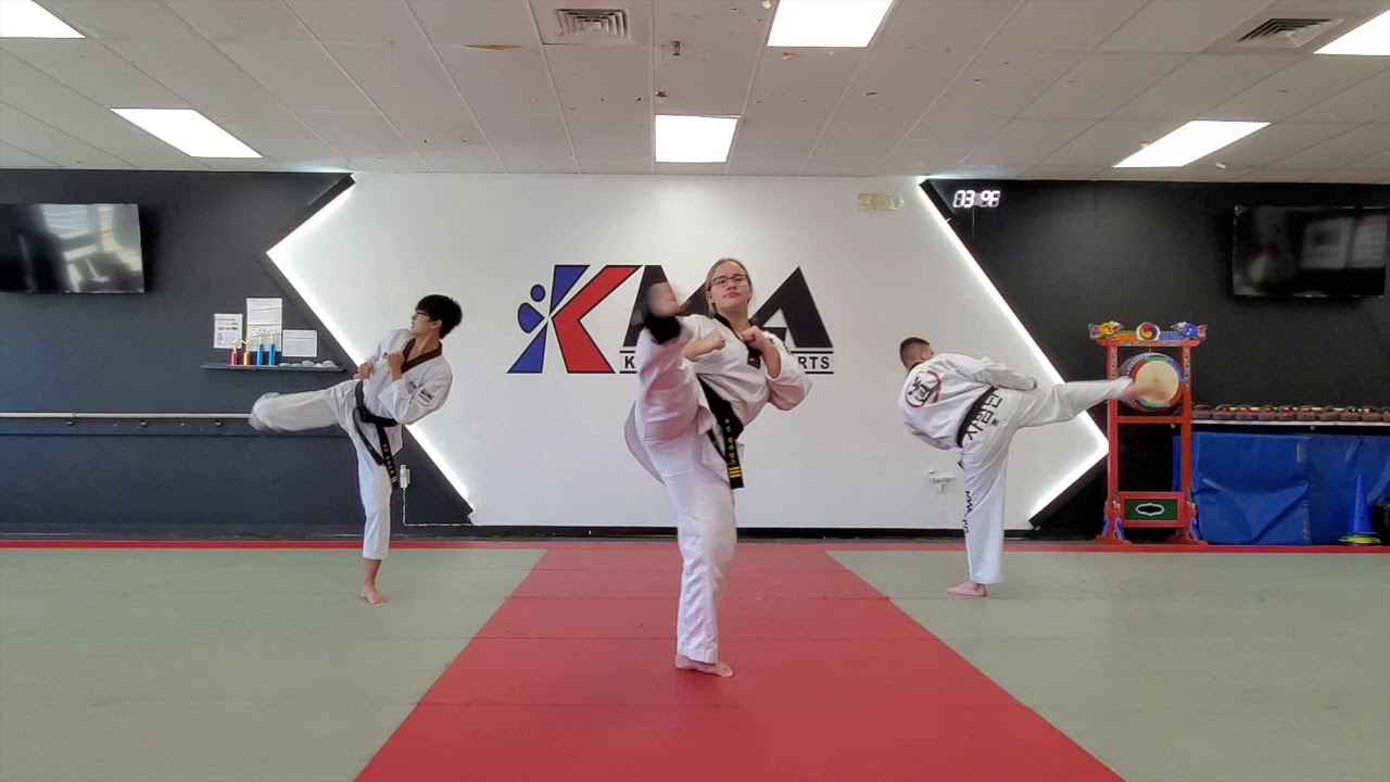 Black Belt Kick Combo #1 - YouTube