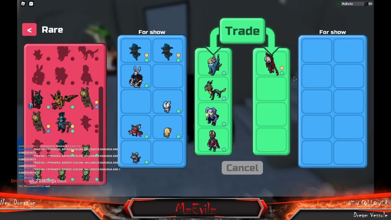 Roblox Loomian Legacy: Trading for a gamma metro! - YouTube