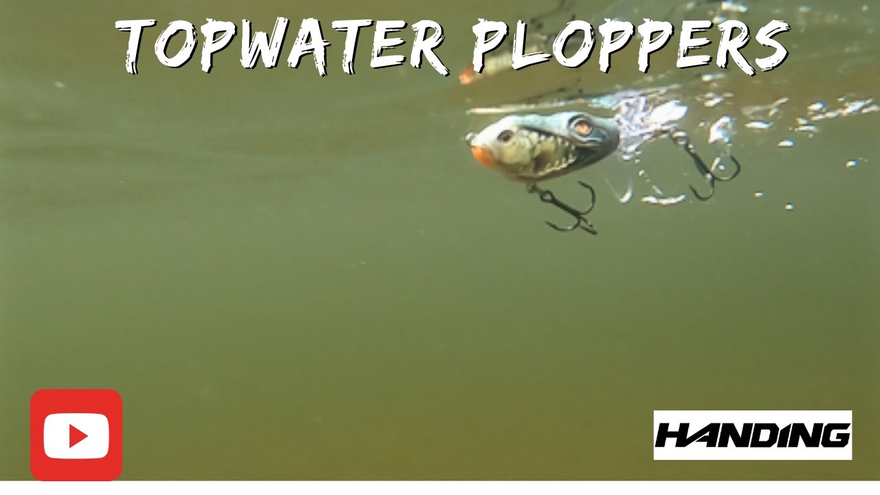 Use top water plopper baits to catch more bass! - YouTube