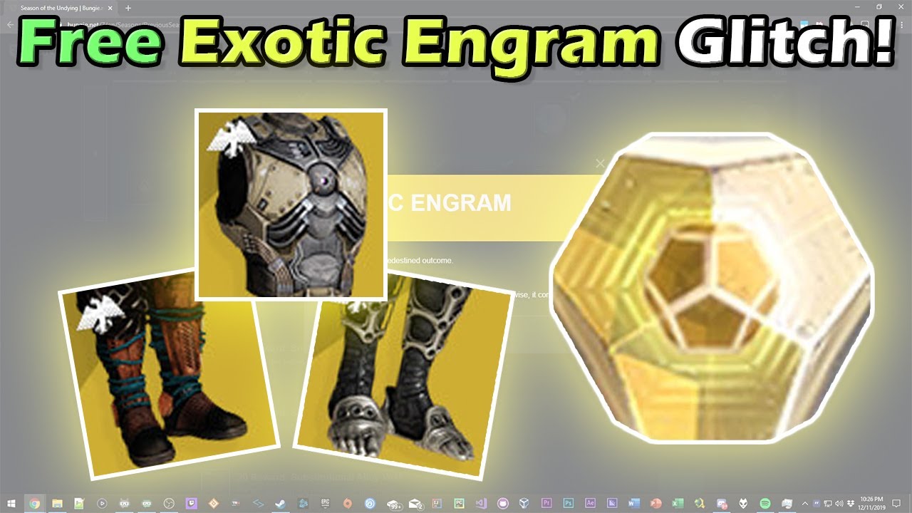 Free Exotic Engram Glitch in Destiny 2 Season of Dawn! - YouTube