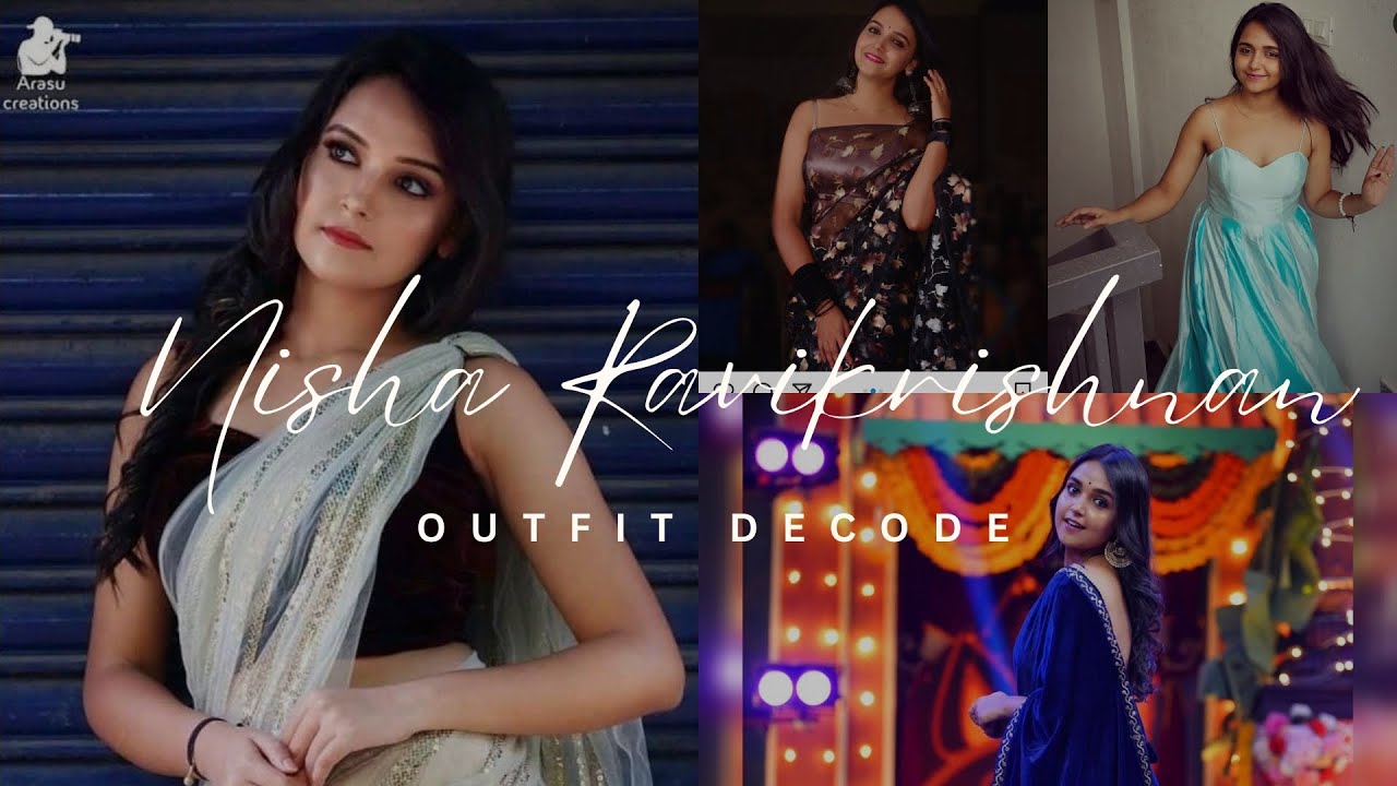 Gattimela serial actress Nisha Ravikrishnan outfit decode|| Ammayi garu ...