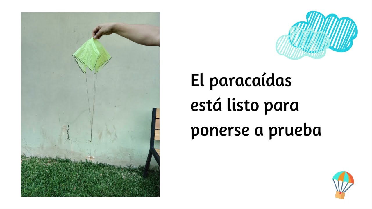 Cómo Hacer Un Paracaídas Con Bolsa Plástica Youtube