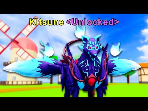 Roblox Blox Fruits kitsune transformation - YouTube