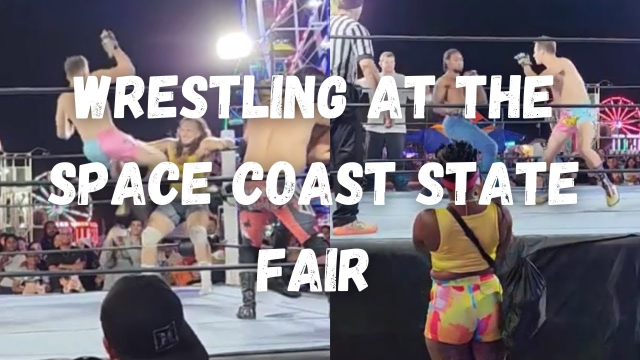 PRO WRESTLING Space Coast State Fair Tag Team Main Event Florida - YouTube