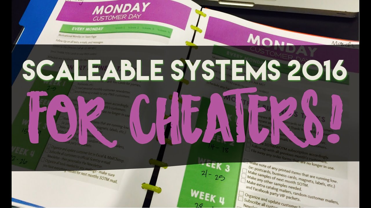 Scaleable Systems 2016: (Video 2!) Cheater-style! (Daily business tasks ...