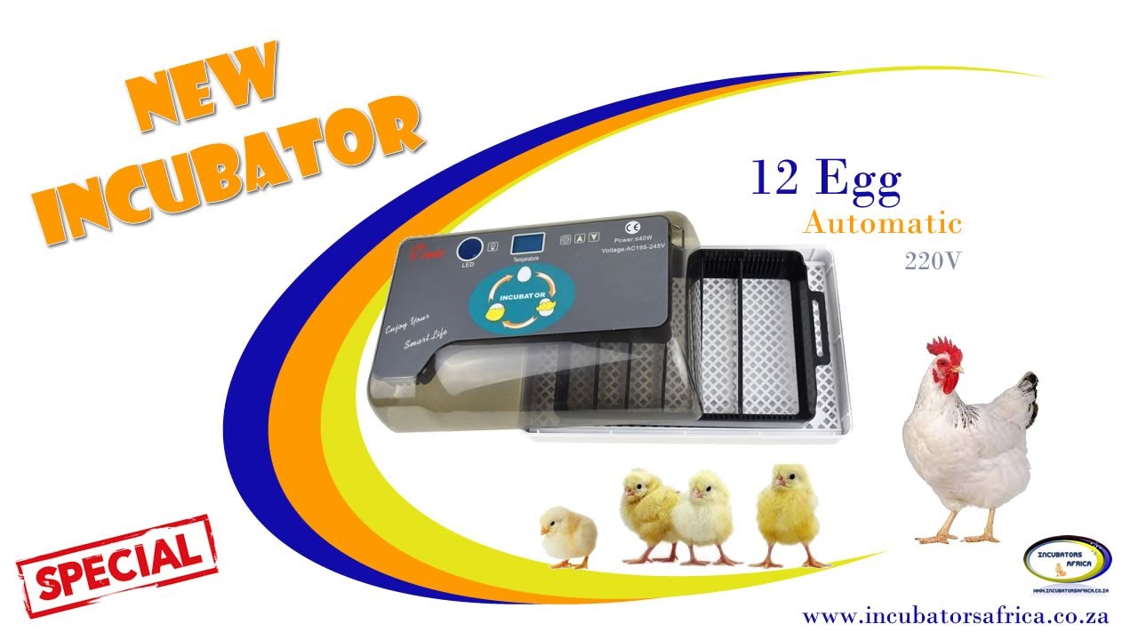 HOW TO USE A 12 EGG INCUBATOR... - YouTube