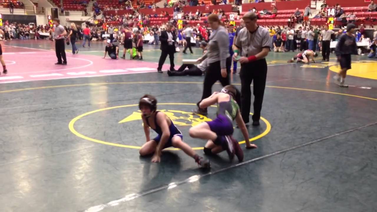 Cody Phippen (KS) vs Tate Steele (KS) 2014 Salina Tournament of ...
