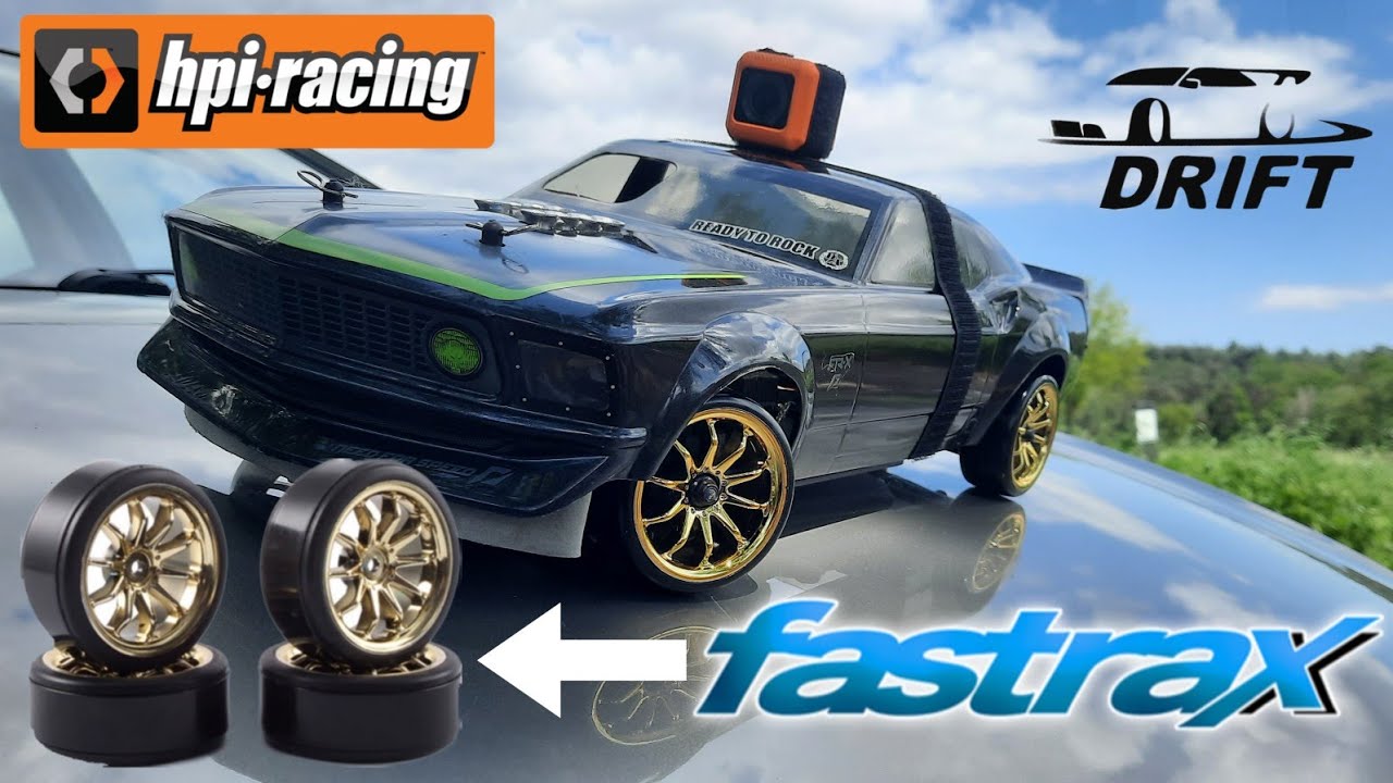 HPI nitro Rc-Car on Fastrax Drift tires-They s**k !!! - YouTube