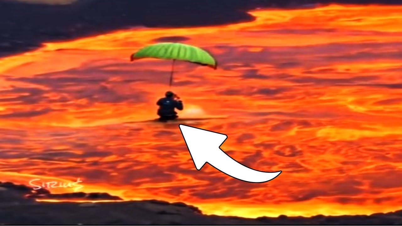 Guy’s Volcano Climb Ends in Shocking Fail! - YouTube