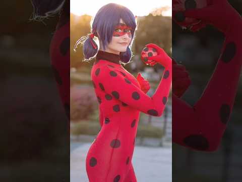 Marinette and Adrien Cosplay Singing 🎶Simpapa poluvila 💕 #shorts #miraculous