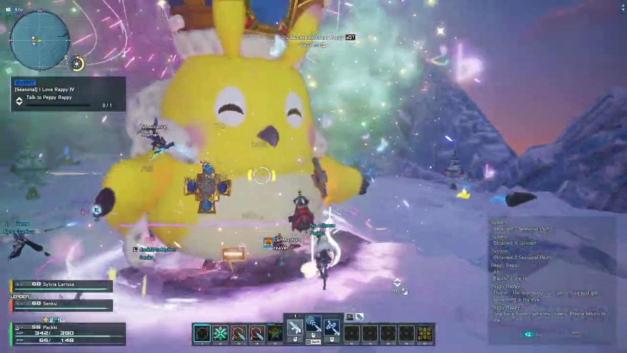 PSO2 NGS Fat Rappy so Cute ไอ้อ้วนนนนนนนนนนนน - YouTube