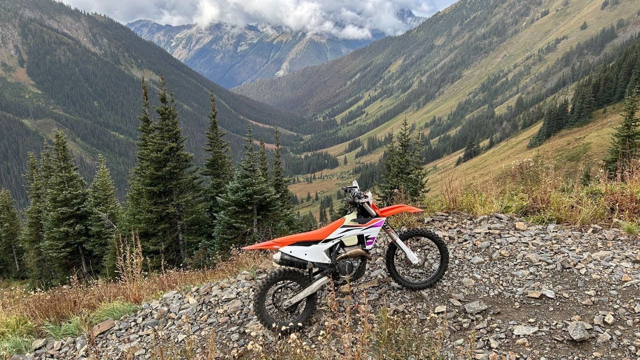 Dual Sport Ride In A Remote Mountain Range - YouTube