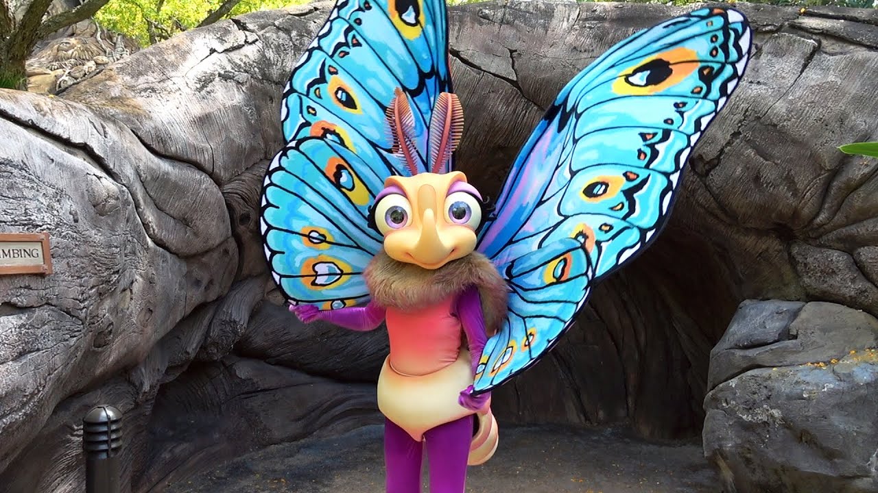 Miss Moth From "A Bug's Life" Meet and Greet at Disney's Animal Kingdom ...