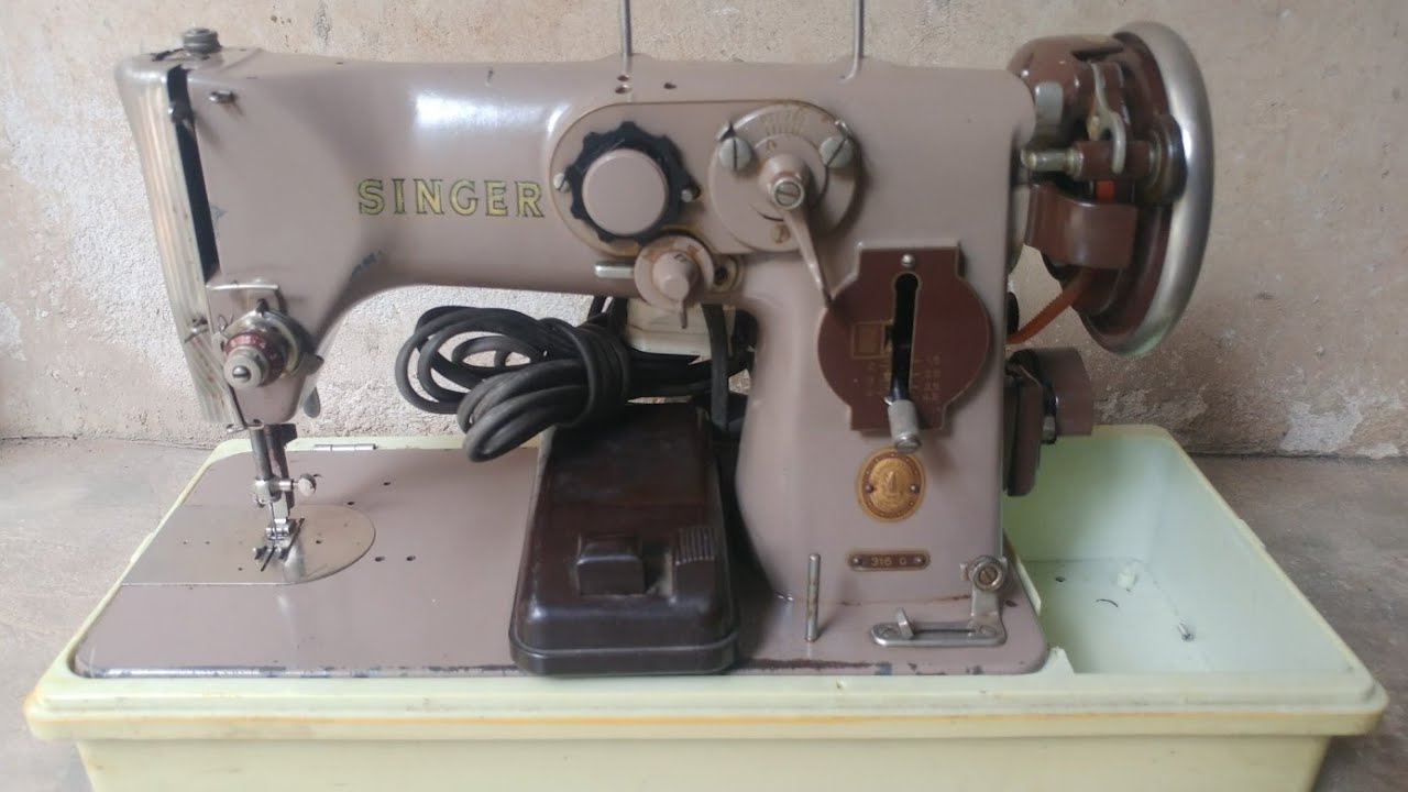 Singer model 316G sewing machine review - YouTube