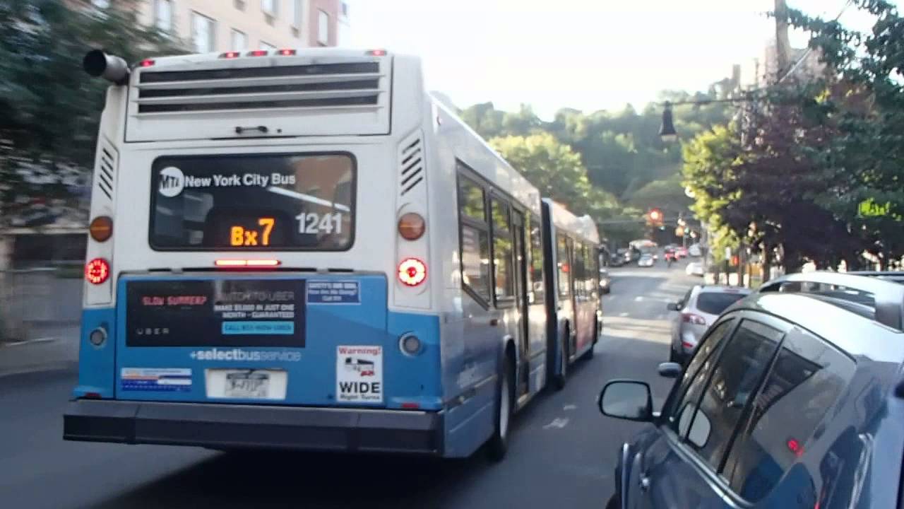 MTA New York City Bus Novabus LFSA 1241 on the Bx7 - YouTube