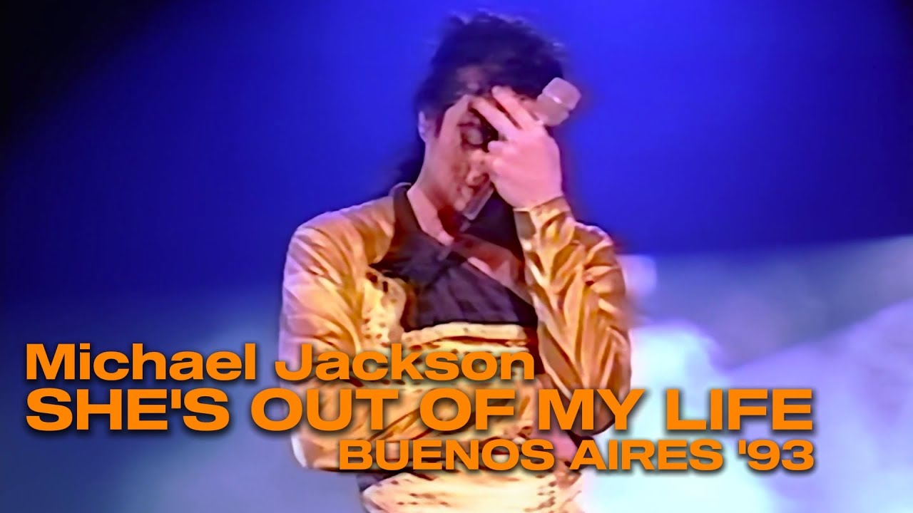 Michael Jackson - She's Out of My Life | Buenos Aires '93 (Remastered ...