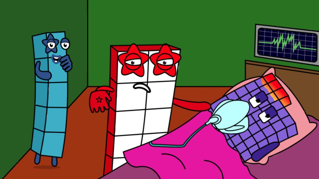 Who did this to you, Numberblocks Negative 63 l Coloring stories made ...