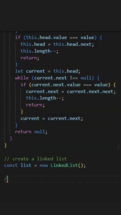 Removing A Node From A Linked List In Javascript Linkedlists Javascript Programming Youtube