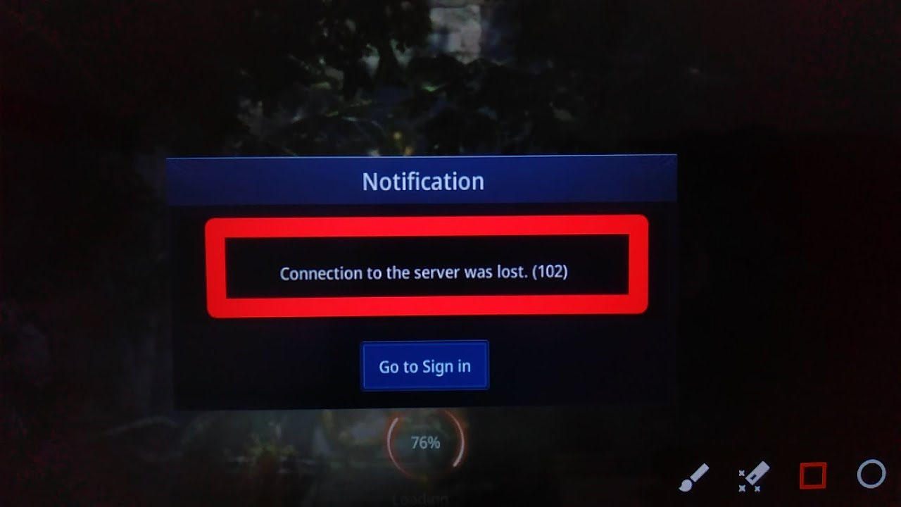 How to fix Connection to the server was lost. (102) problem solve in ...