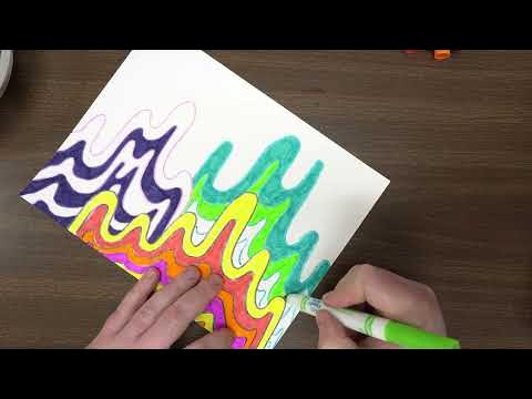 Jen Stark Inspired Drip Drawings - YouTube