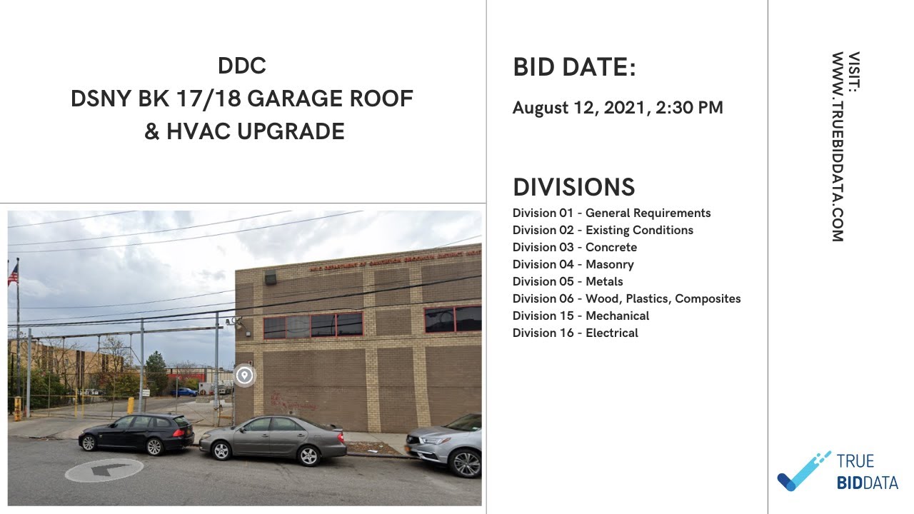 DDC DSNY BK 17/18 Garage Roof & HVAC Upgrade - YouTube