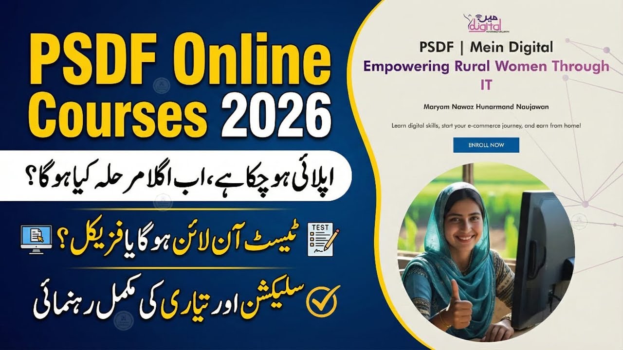 PSDF Empowering Rural Women Test | PSDF Test Preparation | PSDF Courses ...
