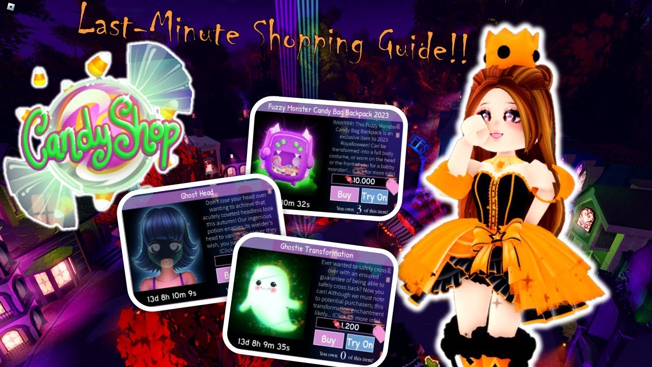 LAST MINUTE Royaleaween CANDY items SHOPPING GUIDE!! Which should you ...