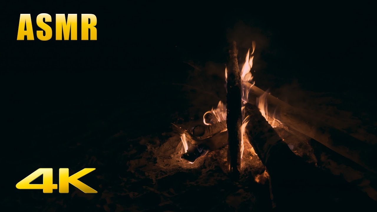 Camp Fire @ Night on Buffalo River - ASMR - YouTube