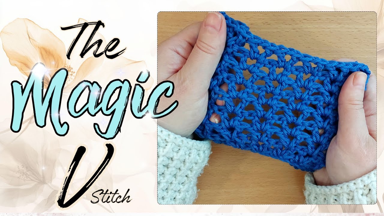 The Ultimate V-Stitch Crochet Tutorial! - YouTube
