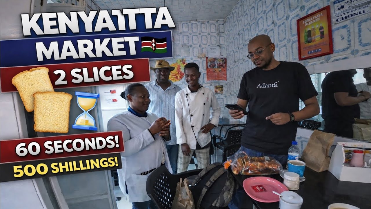 Can You Finish the 60 Second Bread Challenge? | Kenyatta Market Nairobi ...