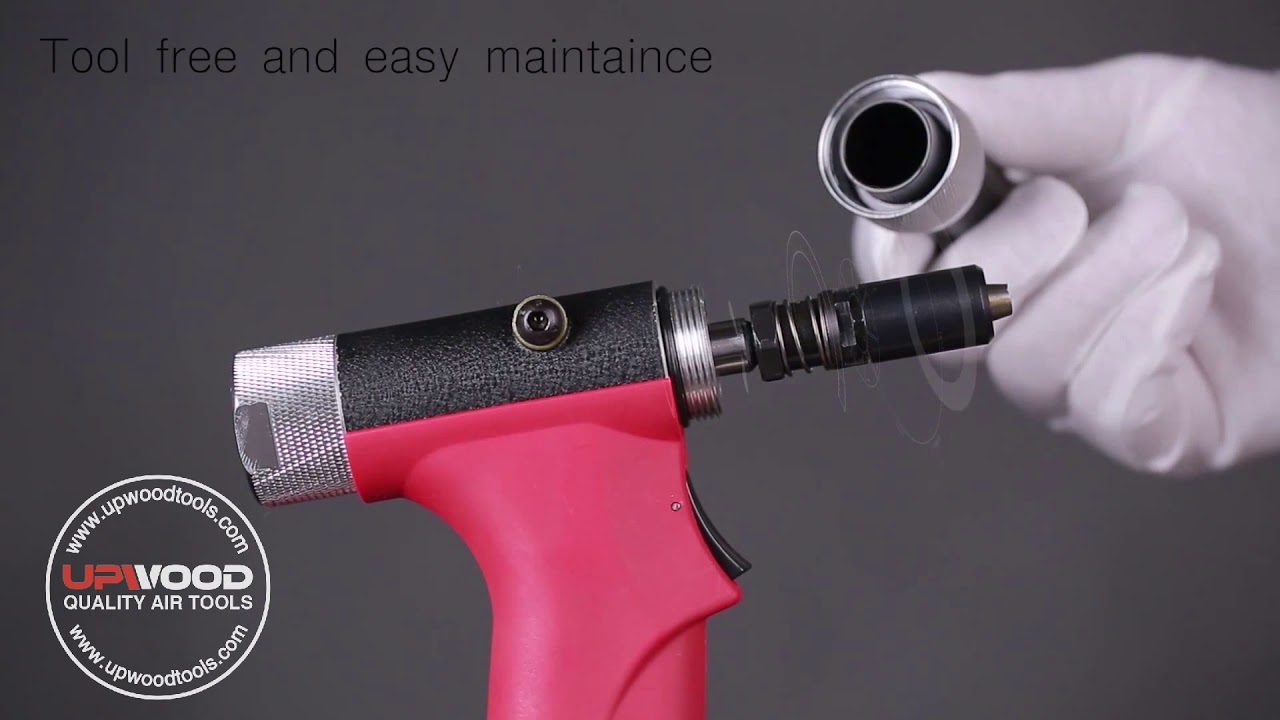How to use / repair / maintain a Rivet Pneumatic Air Gun UW-S50 hand ...