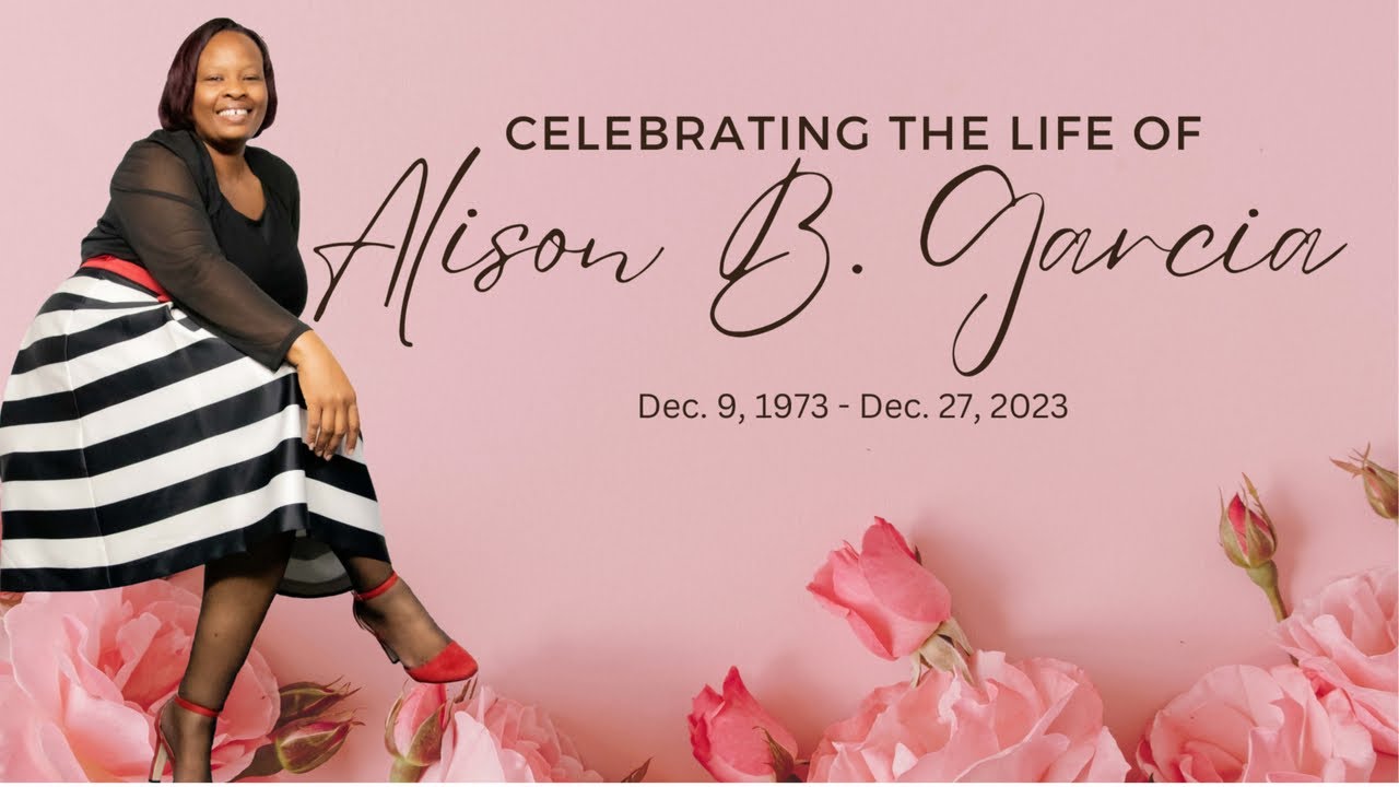 Alison B. Garcia Funeral Service - YouTube
