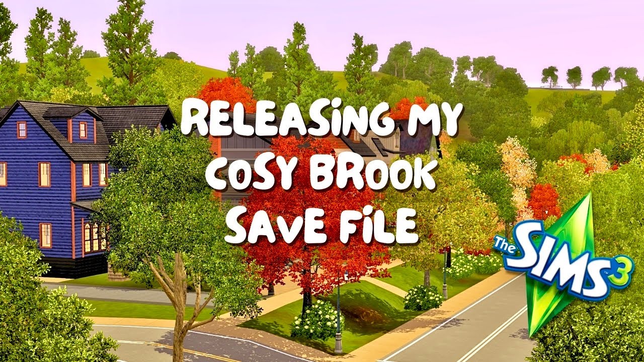 Releasing Cosy Brook – my Sims 3 Save File - YouTube
