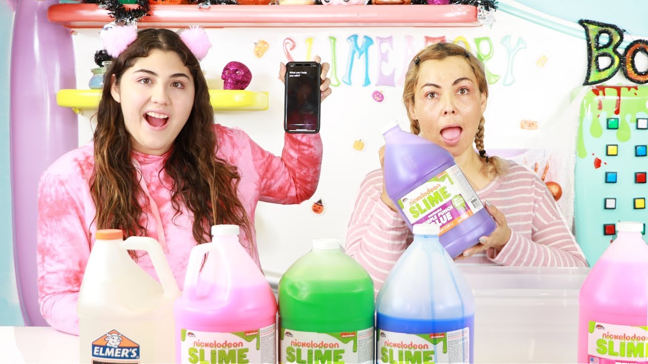 SIRI PICKS MY SLIME INGREDIENTS! Slimeatory #472 - YouTube