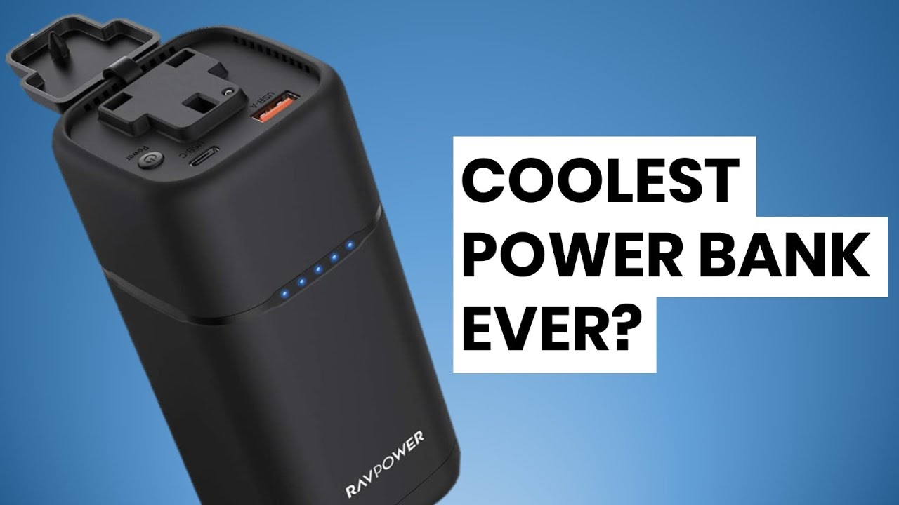 The Coolest Power Bank Ever? - RAVPower AC 20,000mAH Review - YouTube