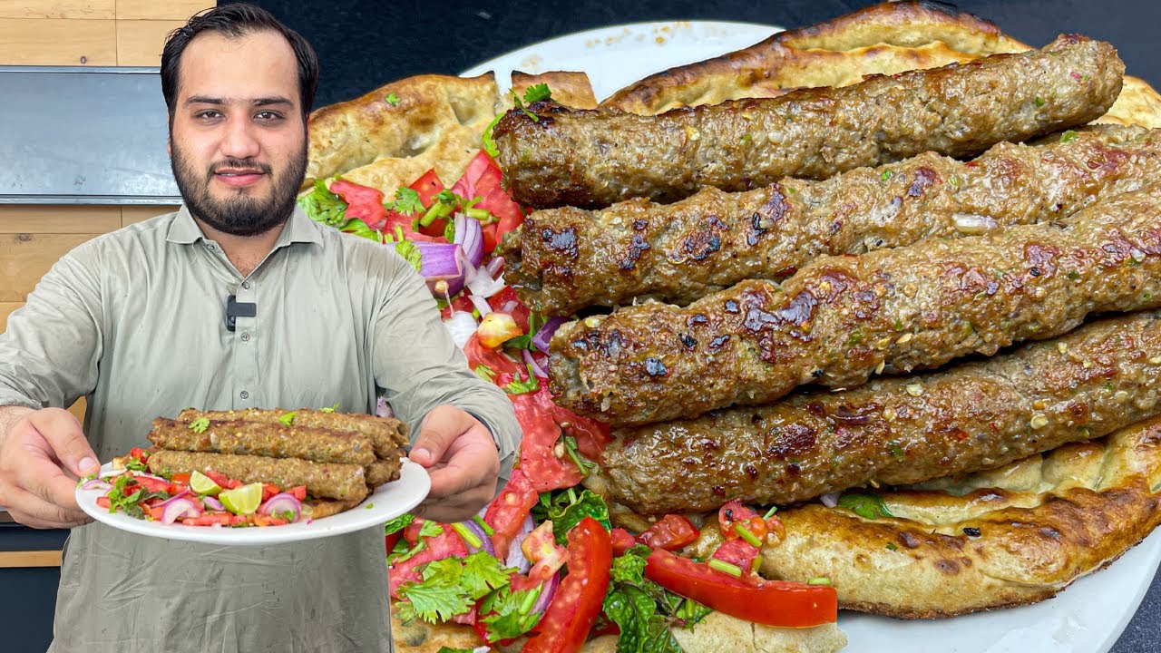 Restaurant Style Seekh Kabab Recipe - Soft and Juicy Beef Qeema Kabab ...