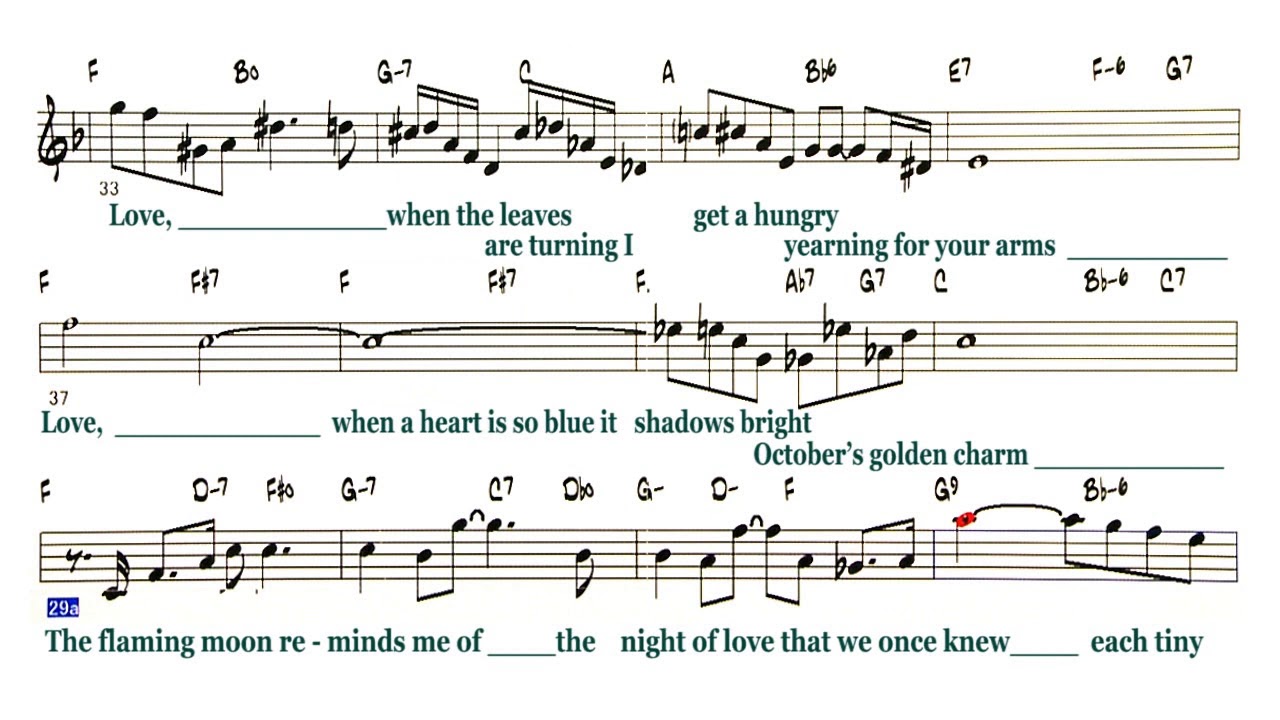 Autumn Nocturne - ( Bb Instrument ) Reference sound - YouTube