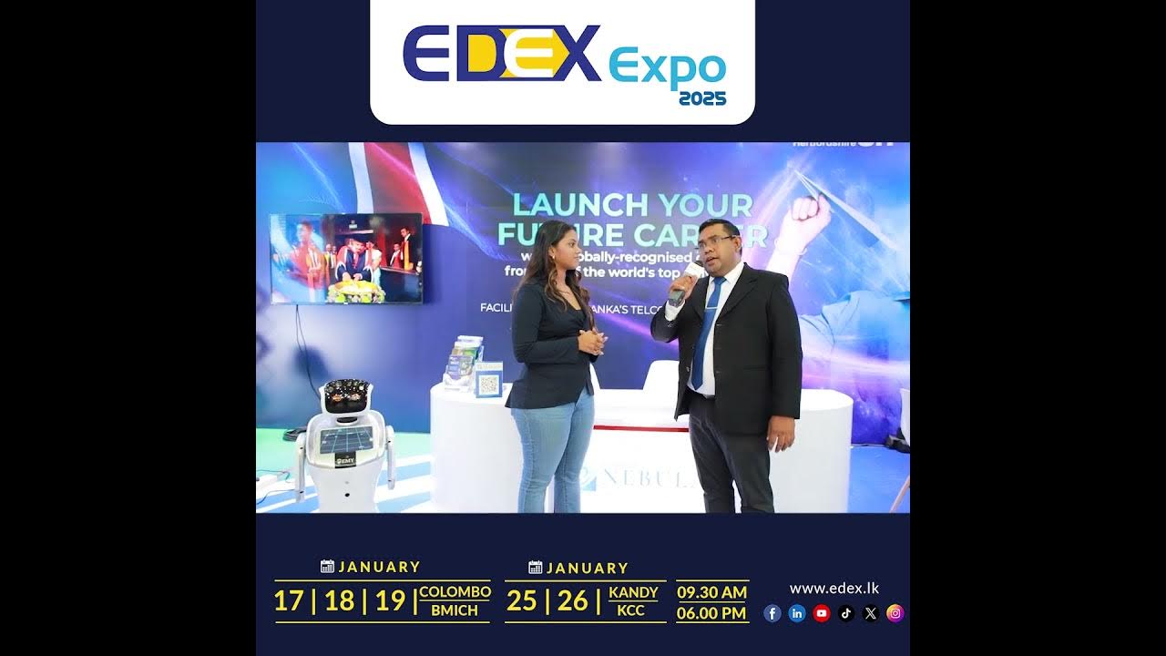 SLT-MOBITEL NEBULA INSTITUTE OF TECHNOLOGY Partners with EDEX Expo 2025 as a Gold Sponsor - YouTube