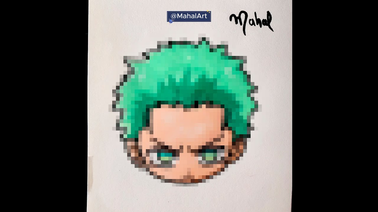 Drawing Roronoa "Little" Zoro #onepiece #anime - YouTube