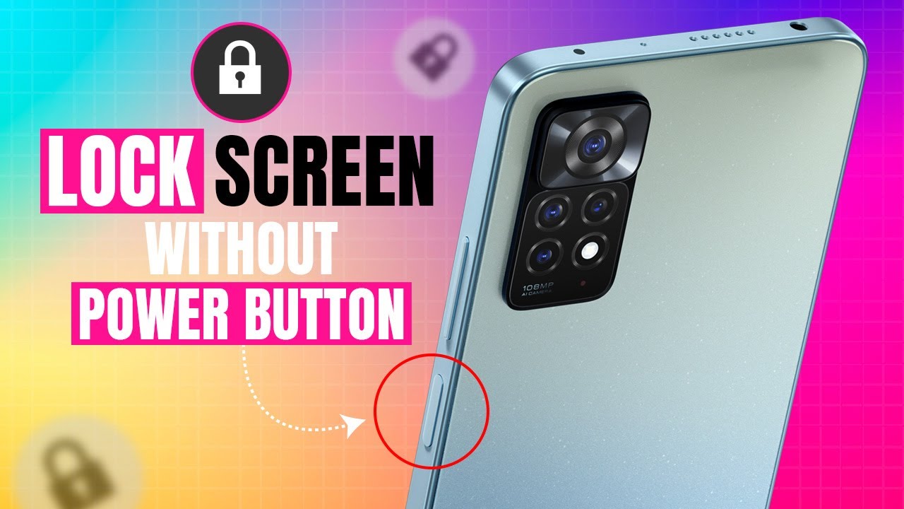 How to Lock Screen Without Power Button on Xiaomi Device - YouTube