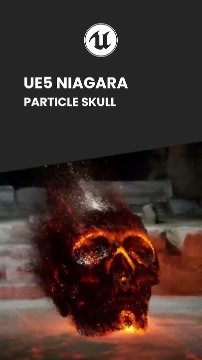 UE5 Niagara || Particle Simulated Skull || #unrealengine #niagaraparticlesystem # ...