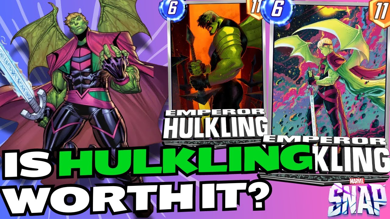Emperor Hulkling is...Disappointing | Marvel Snap Card Review - YouTube