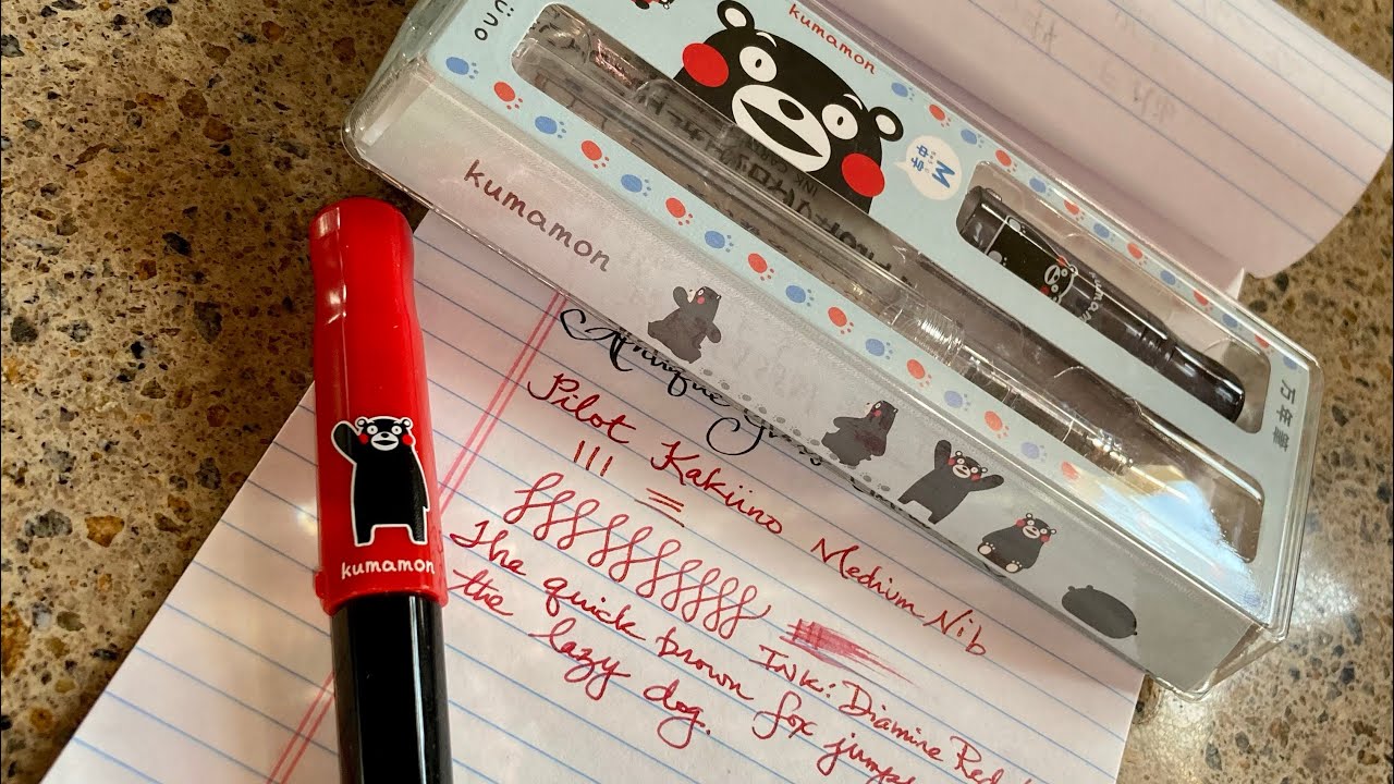 Pilot Kakuno Japanese special edition Fountain Pen Review - YouTube