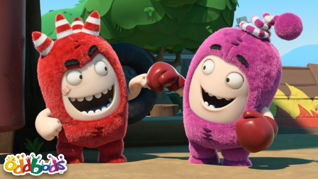 Cross New Training | Oddbods | Monster Cartoon for Kids - YouTube